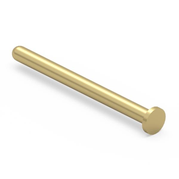 6547 Nail Head Pin: Through-Hole Solder Mount Design